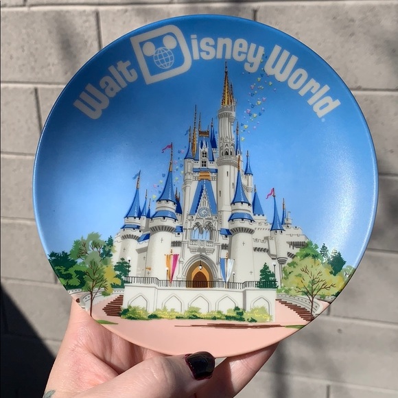 Disney | Accents | Vintage Made In Japan Walt Disney World Plate | Poshmark
